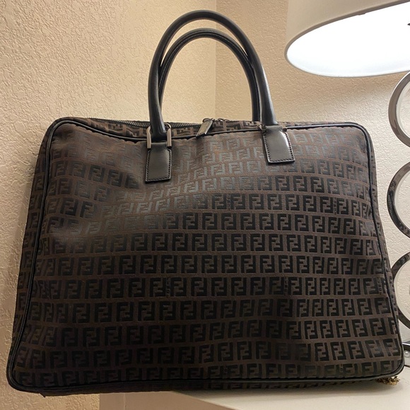 Fendi | Bags | Fendi Zucca Briefcase | Poshmark